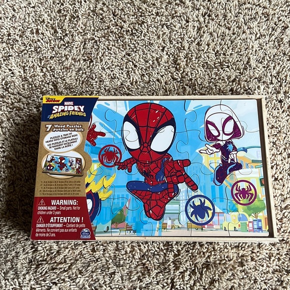 Marvel | Toys | Bnwt Disney Junior Spidey His Amazing Friends 7wood ...